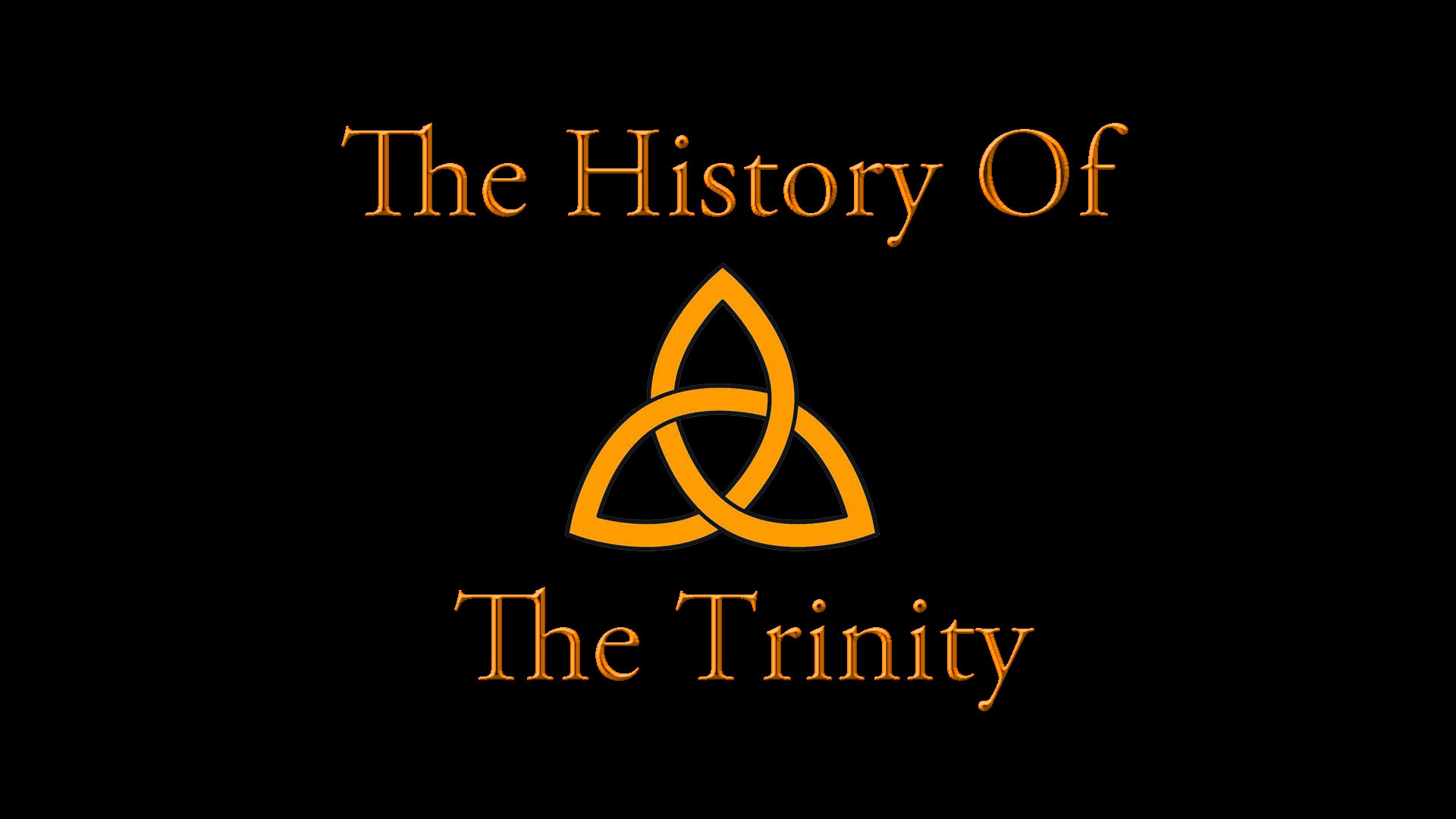 The History of the Trinity by David Barron | The Loud Cry