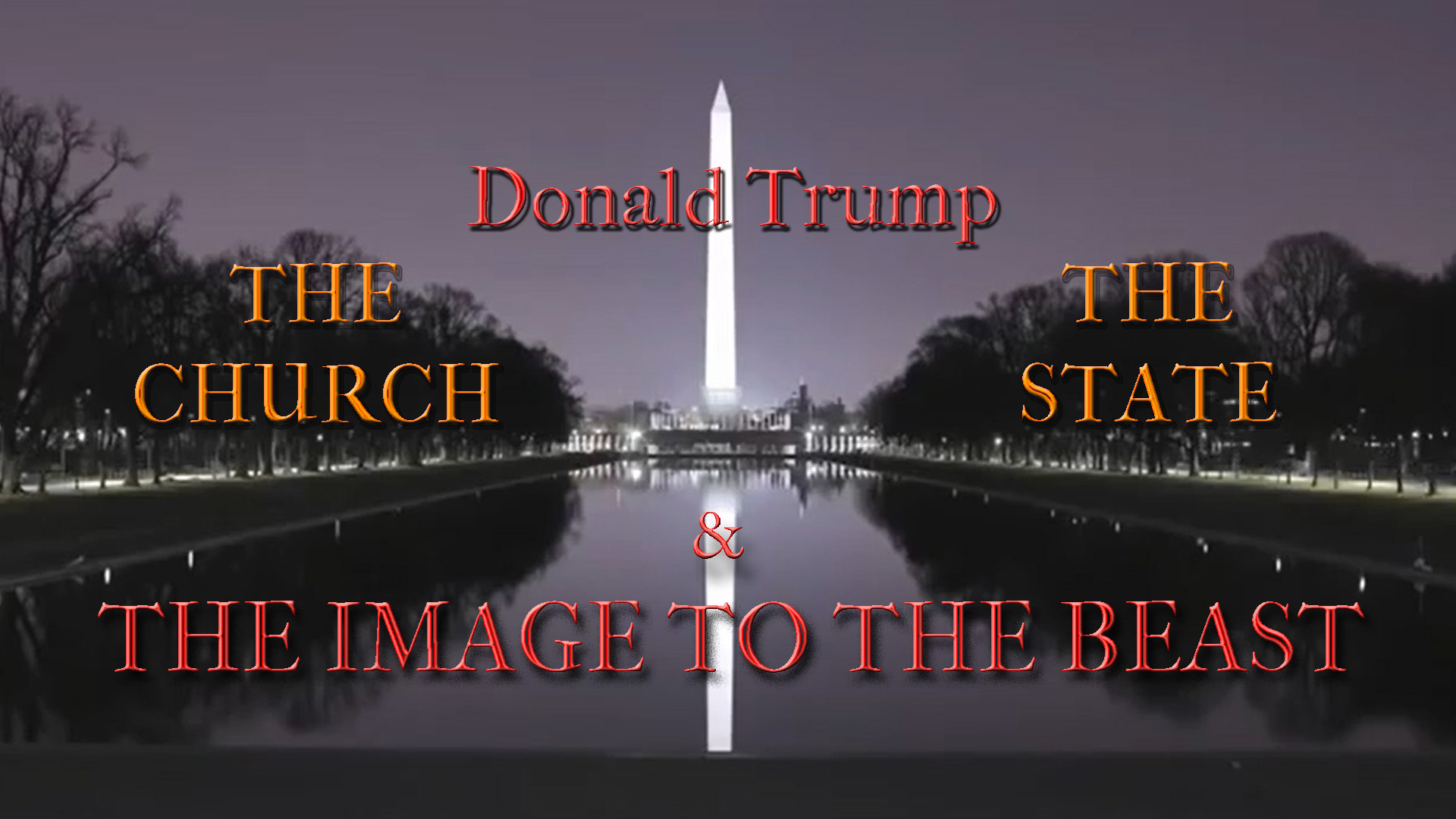 Donald Trump: The Church, The State & The Image To The Beast by David ...