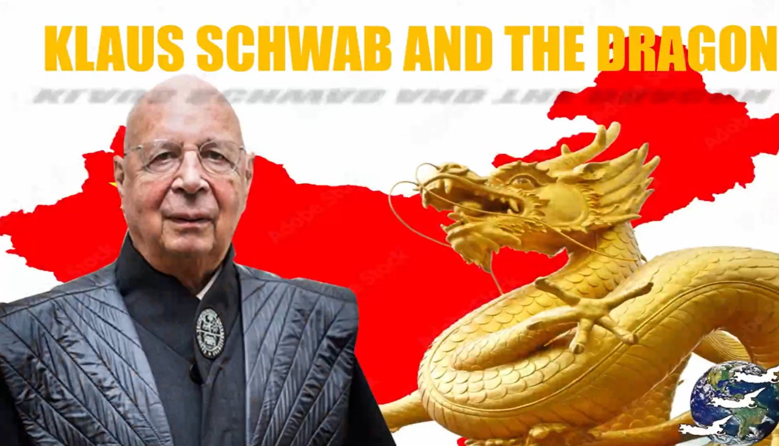 Klaus Schwab and the Dragon by David Barron | The Loud Cry